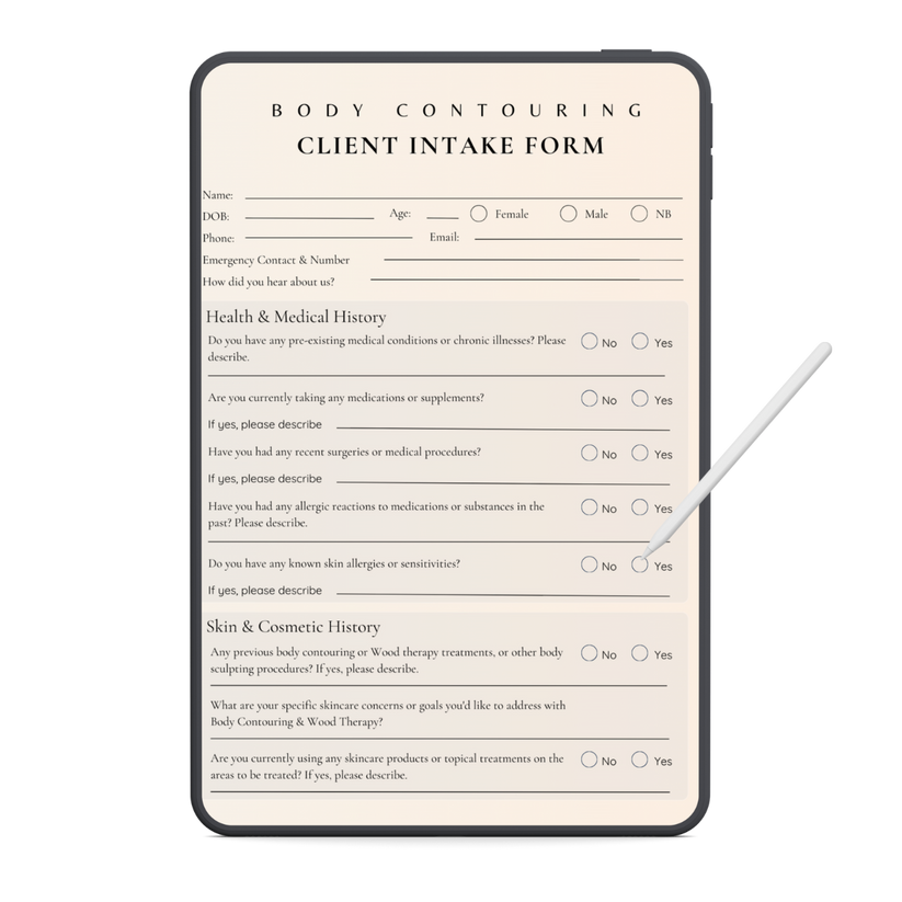 Body Contouring Digital Forms Bundle – Beauty Therma