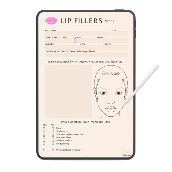Lip Filler Digital Forms Bundle – Beauty Therma