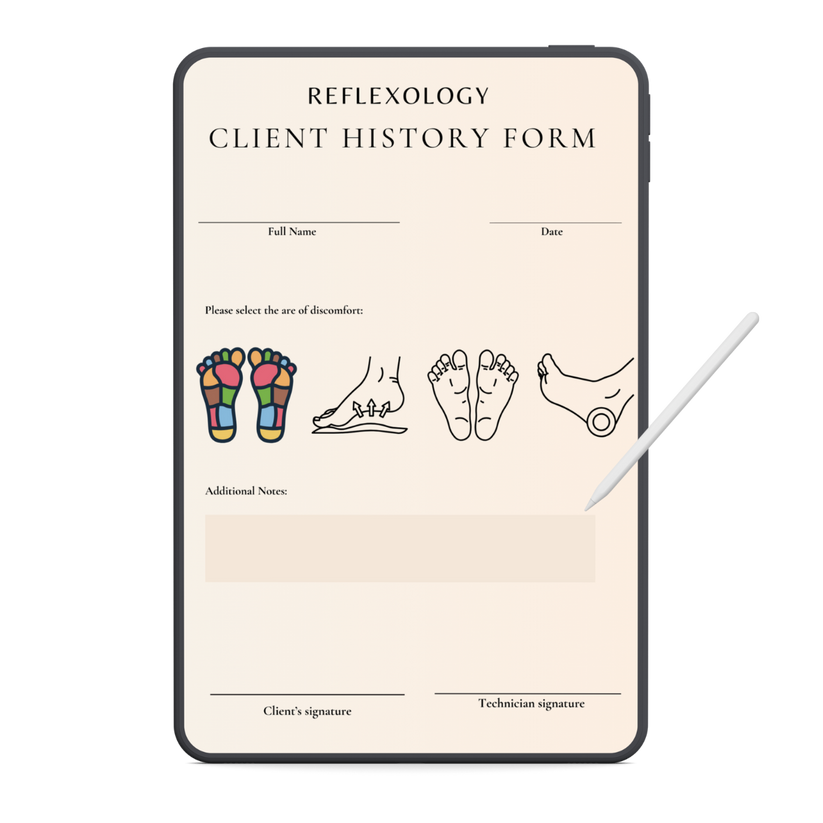 Reflexology Digital Forms Bundle – Beauty Therma