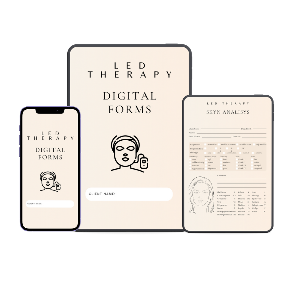 Led Therapy Digital Forms Bundle – Beauty Therma