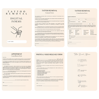 Tattoo Removal Digital Forms Bundle – Beauty Therma