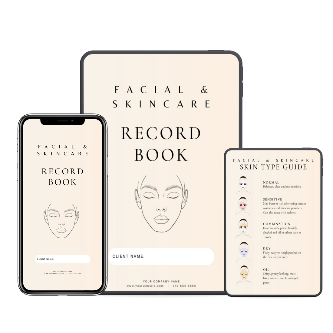 Facial & Skincare Forms Bundle with FormLink Subscription – Beauty Therma
