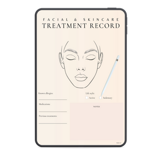 Facial & Skincare Digital Forms Bundle – Beauty Therma